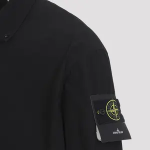Stone Island Logo Patch Buttoned Jacket