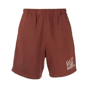 SPORTY  RICH Sporty & Rich Logo-print Bermuda Shorts