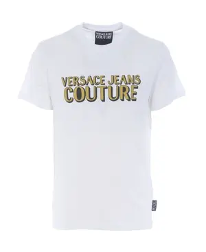 Versace Cotton Logo Print T-shirt