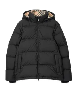 Burberry Detachable Sleeve Puffer Jacket - Black