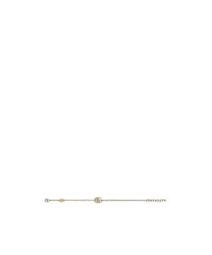 Gucci Gg Marmont Chain Bracelet With Pearls