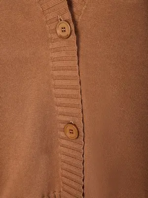 Fabiana Filippi V-neck Button Cardigan - Brown