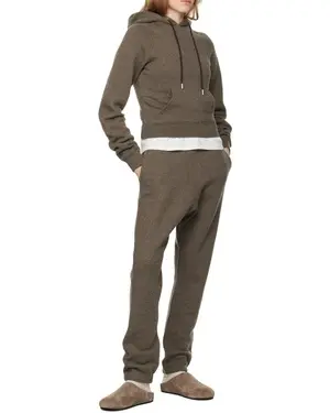 THE ROW Teo Drawstring Sweatpants - Mixed Brown