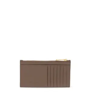 Bottega Veneta Intreccio Zipped Wallet - Brown