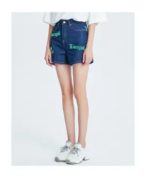 LIUREGALI High Waist Denim Shorts