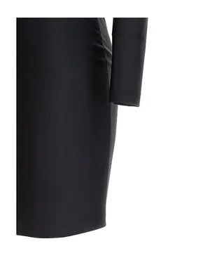 Balenciaga One-shoulder Mini Dress With Back Cut-out