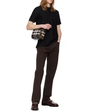 Burberry Bio-based Checked Crossbody Bag