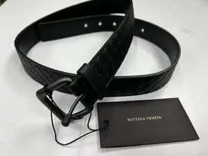 Bottega Veneta Intrecciato Buckle Belt