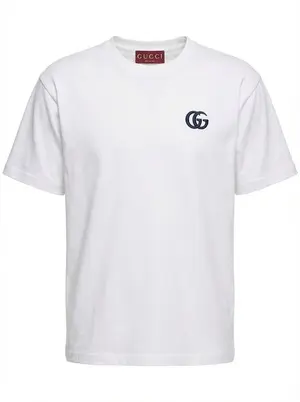 Gucci Embroidered T-shirts For Men