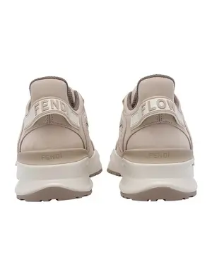 Fendi Flow Low-top Sneakers - Nude