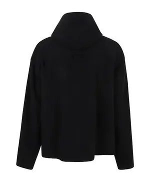 RIER Fleece Hooded Sweatshirt - Black