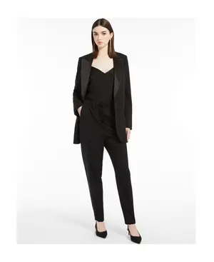 Max Mara Wool Tuxedo Style Coat