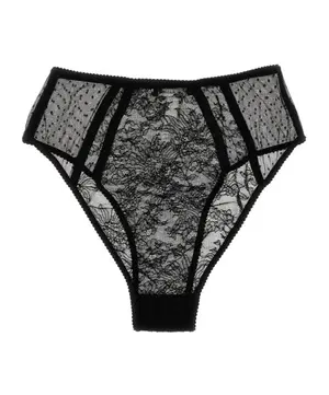 Dolce & Gabbana Dolce Gabbana High Waist Lace Detailed Briefs