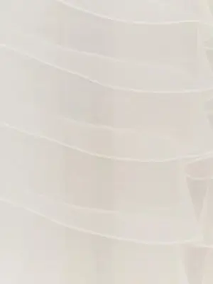 Dior Mid-length Ruffled Skirt - White