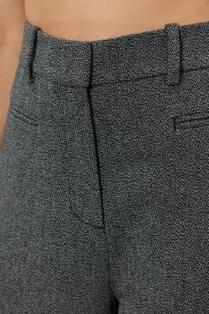 GANNI Casual Trousers With Belt Loops And Multiple Pockets