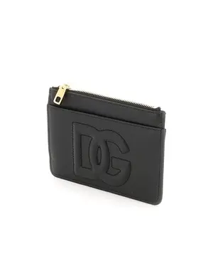 Dolce & Gabbana Dolce Gabbana Logo Embossed Zipped Wallet