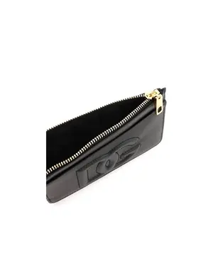Dolce & Gabbana Dolce Gabbana Logo Embossed Zipped Wallet