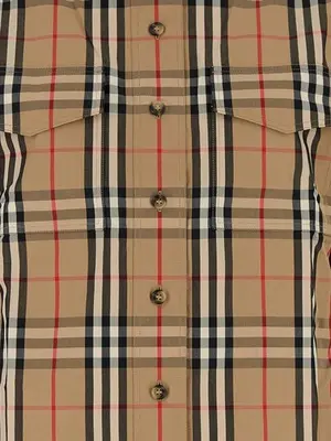 Burberry Long-sleeve Checked Shirt