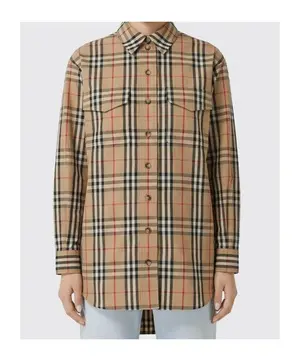 Burberry Long-sleeve Checked Shirt