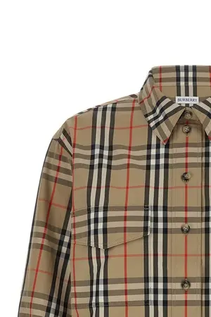 Burberry Long-sleeve Checked Shirt