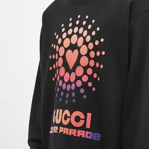 Gucci Logo Print Crewneck Sweatshirt