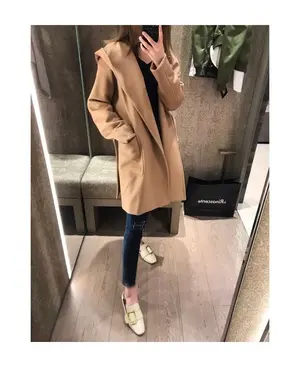 Max Mara Belted Long-sleeved Coat - Camel