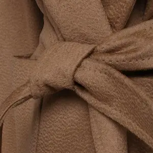 Max Mara Belted Long-sleeved Coat - Camel