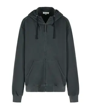 MAISON MARGIELA Numeric Logo Hoodie - Grey