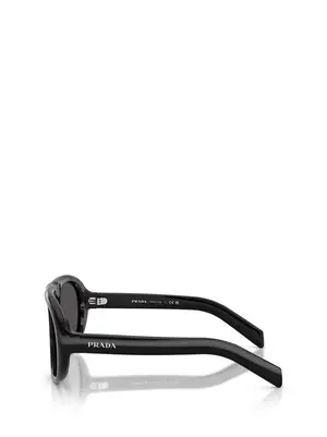 Prada Oversized Pilot Sunglasses - Black