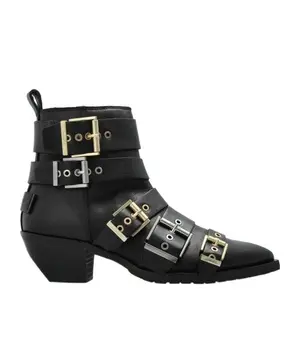 ALLSAINTS Triple Buckle Ankle Boots