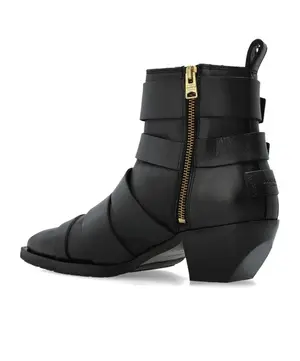 ALLSAINTS Triple Buckle Ankle Boots