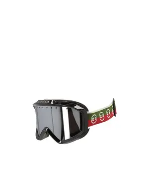 Gucci Logo-lettering Ski Goggles