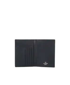 Valentino Garavani Vltn Logo Printed Bi-fold Wallet