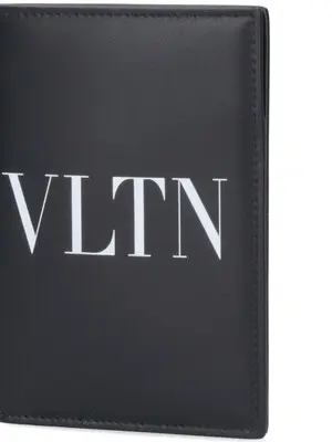 Valentino Garavani Vltn Logo Printed Bi-fold Wallet
