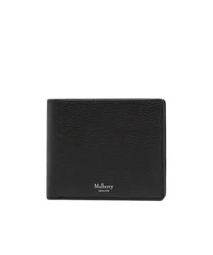 Mulberry Eight Card Classic Grain Wallet - Black
