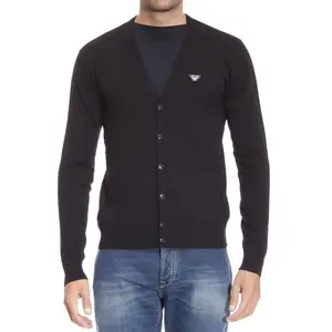 Emporio Armani V-neck Knitted Cardigan