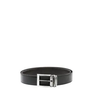 Hugo Boss Reversible Logo Buckle Belt - Black