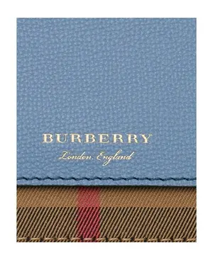 Burberry Logo Strap Satchel - Blue