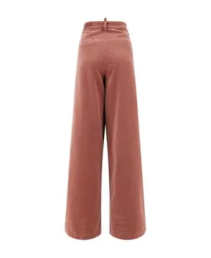 Dsquared2 Baggy Cut Velvet Trousers