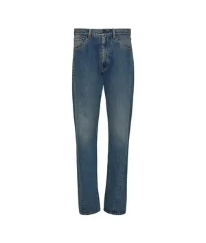 MAISON MARGIELA 4-stitch Straight-leg Jeans - Blue