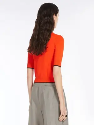 Sportmax Stretch Viscose Knit T-shirt