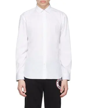 Burberry Haymarket Check-detail Stretch-cotton Shirt