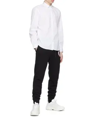 Burberry Haymarket Check-detail Stretch-cotton Shirt