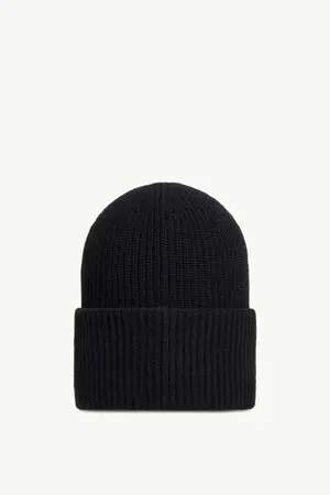 Moncler Wool Beanie - Black