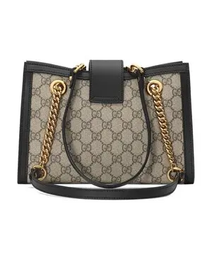 Gucci Padlock Small Gg Shoulder Bag - Black