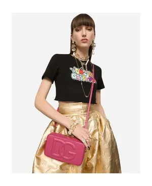 Dolce & Gabbana Logo Embossed Small Camera Bag