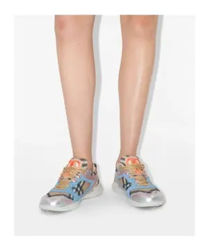 Burberry Check Matrix Sport Sneakers - Sand
