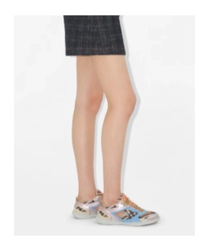 Burberry Check Matrix Sport Sneakers - Sand