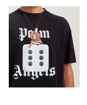 Palm Angels Holly Pin-up Drop Shoulder T-shirt