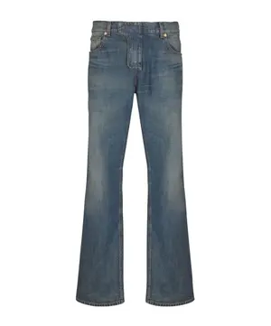 Balmain Straight-leg Jeans - Black
